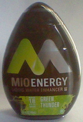Caffeine King: MiO Energy Green Thunder Review