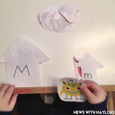 Letter M Activities (ages: 3 & 20 months)