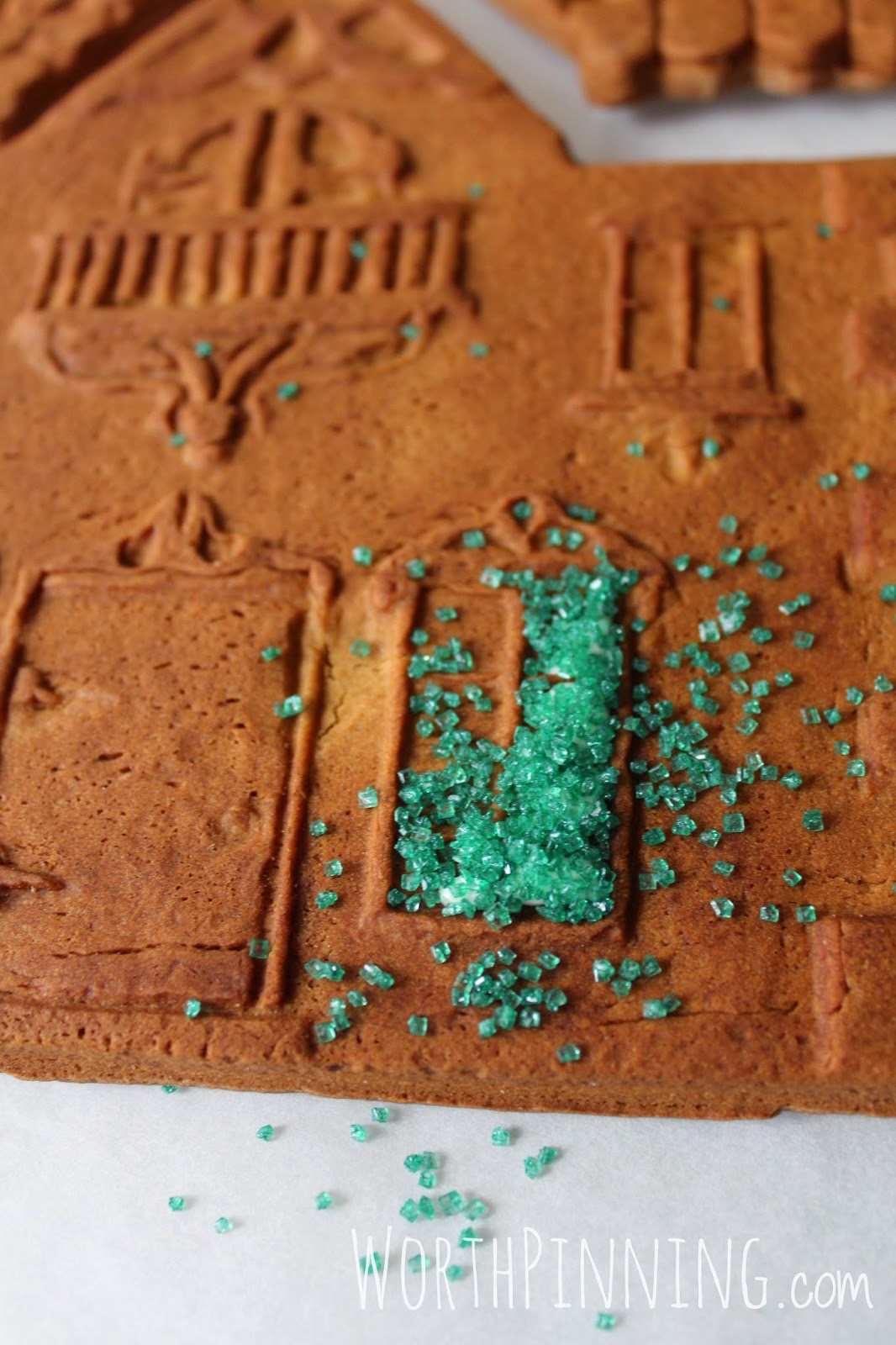 Stone Gingerbread House