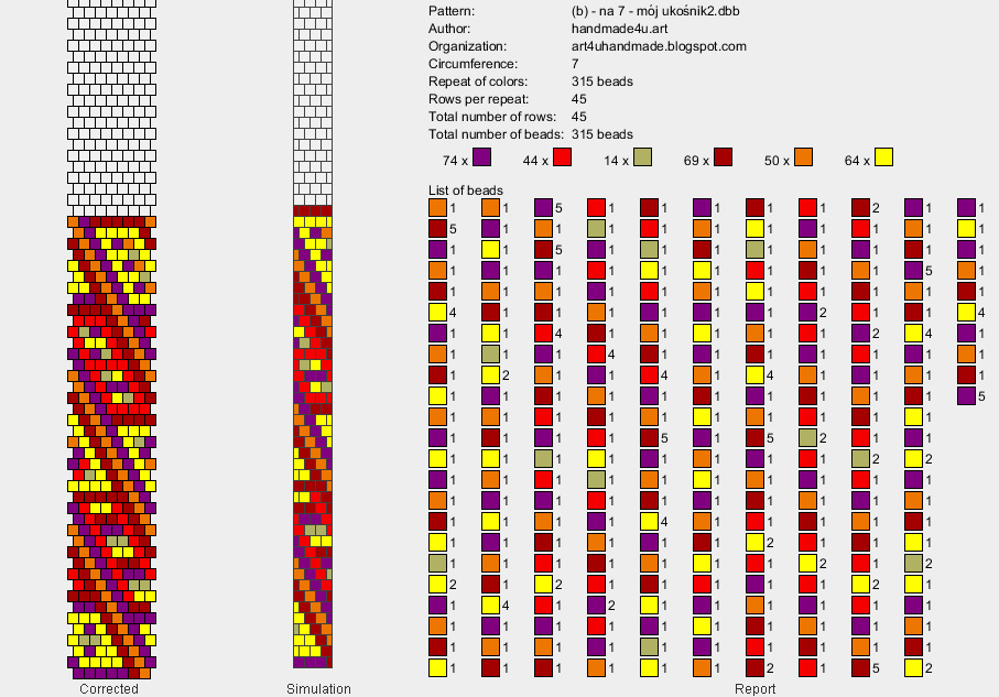handmade4u.art : Schematy bead/ diagrams bead