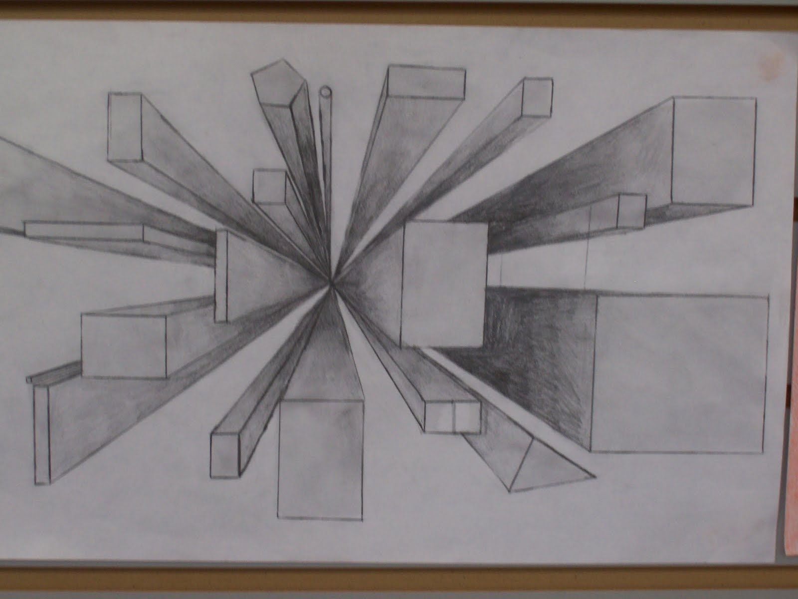 Irvington Community Middle School Art: Receding Boxes-7th One-Point ...