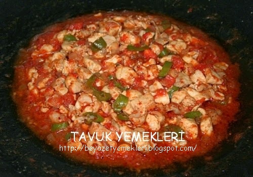 kavurma sacında sarımsaklı tavuk budu sote - TAVUK YEMEKLERİ HAMDİ USTA