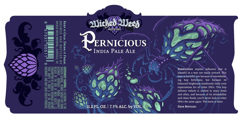 TnDC thursday night drinking club: Our Tastes-- Pernicious IPA