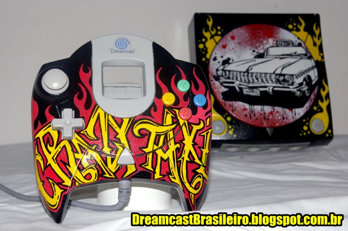 Dreamcast Brasil: Dreamcast Customizado: Crazy Taxi