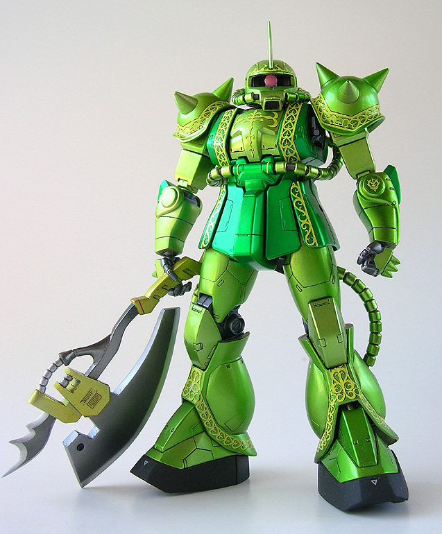 MG 1/100 MS-06F Zaku II (Dozle Zabi Custom) Customized Build - Gundam ...