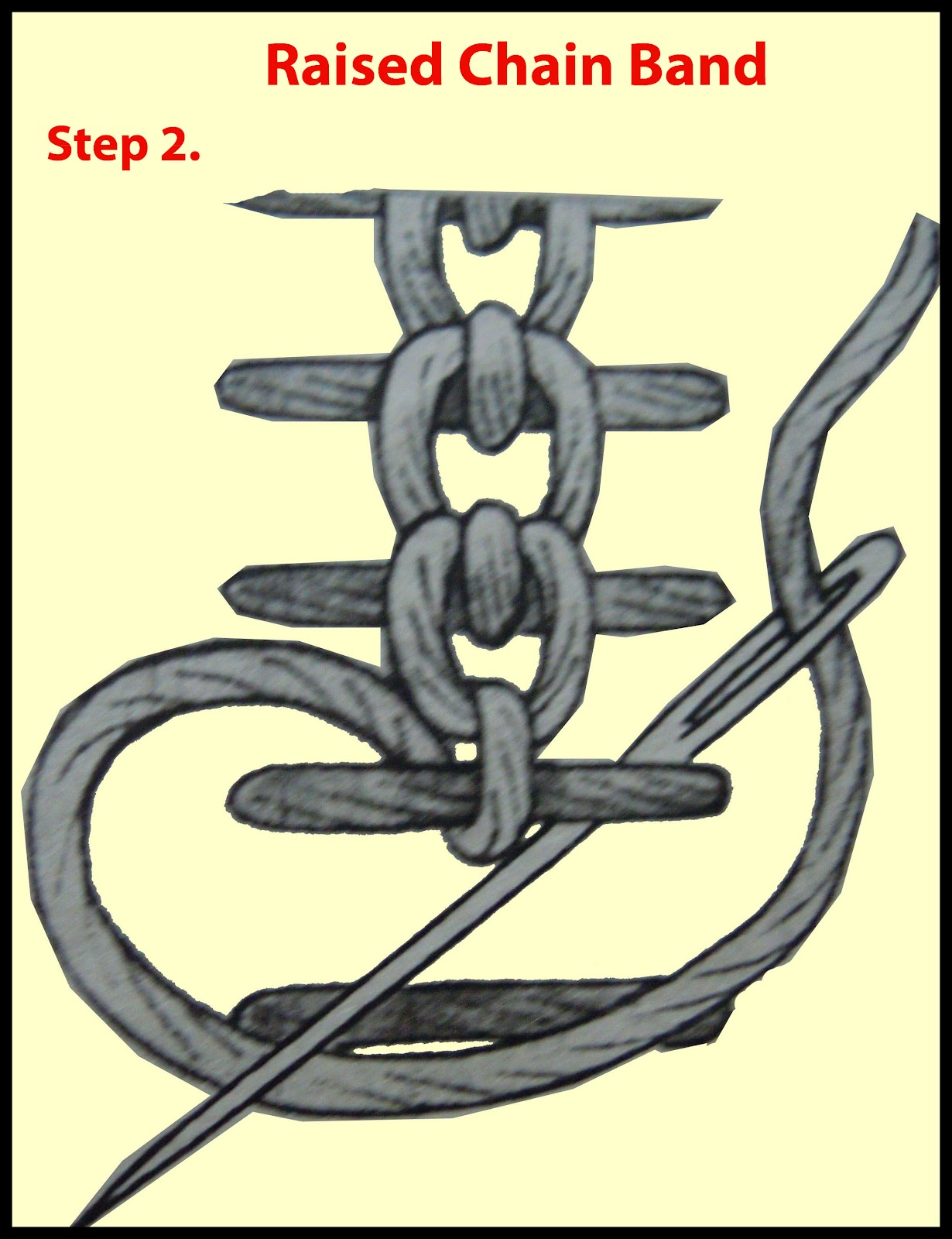 Craft Ideas: Raised Chain Band