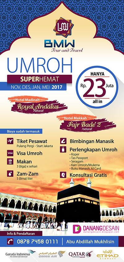 Contoh Desain Banner atau Spanduk Umroh dan Haji Plus - Contoh Desain ...