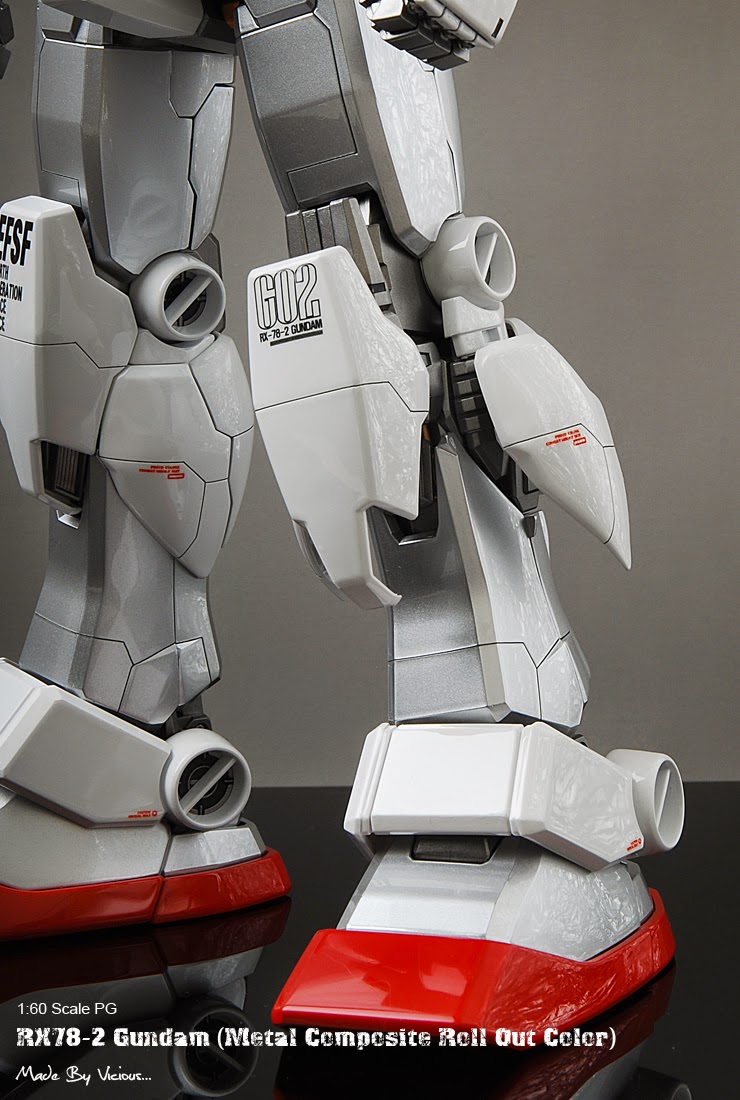 Custom Build: PG 1/60 RX-78-2 Gundam "Metal Composite Roll Out Color"