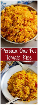 Persian One Pot Tomato Rice – Dami Gojeh Farangi - Food Lover