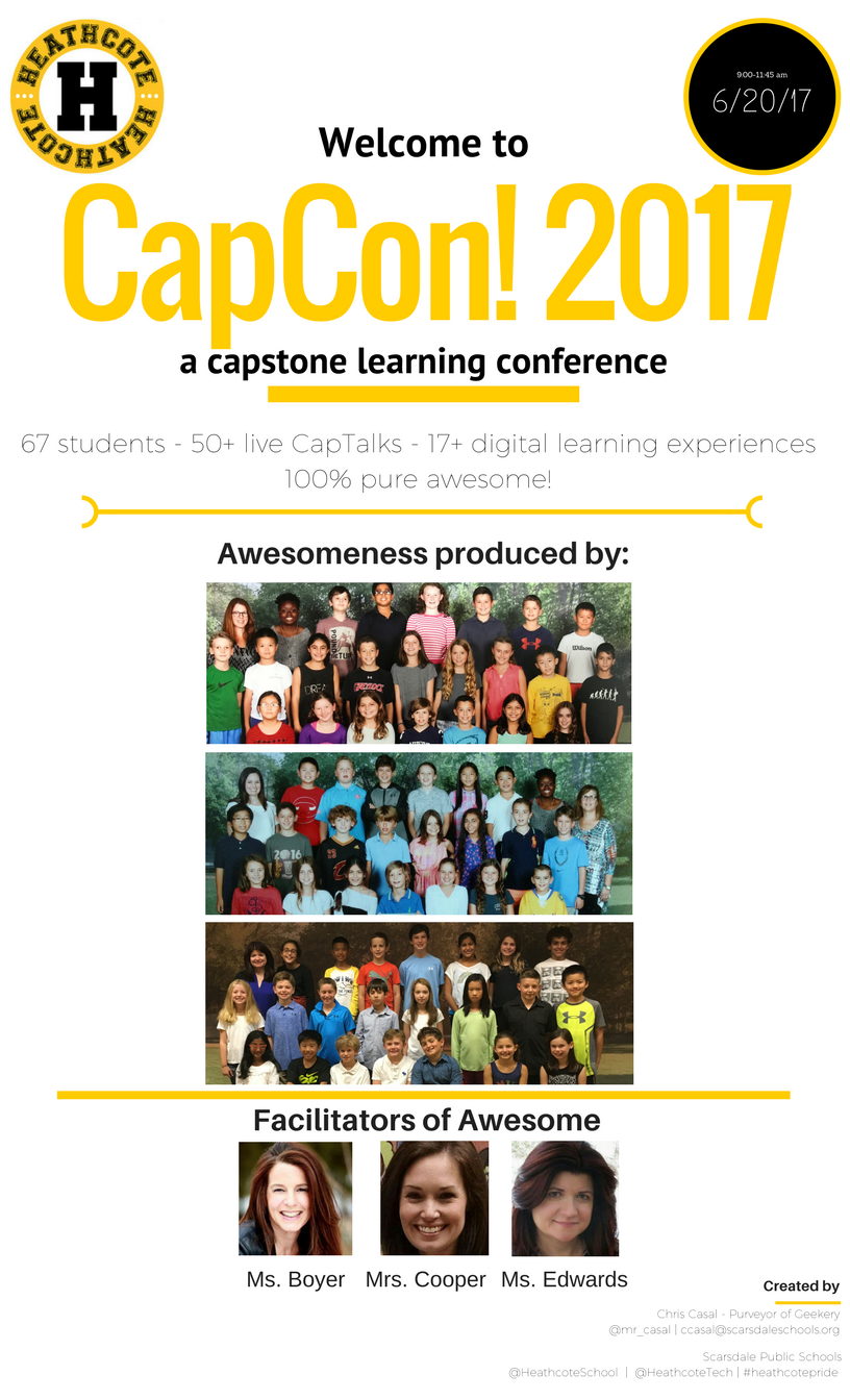 blog.mrcasal.com: CapCon! 2017 - a capstone learning conference