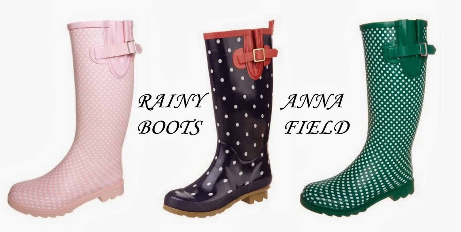 Paroles en rose: I Rain Boots per essere comode con stile nelle ...