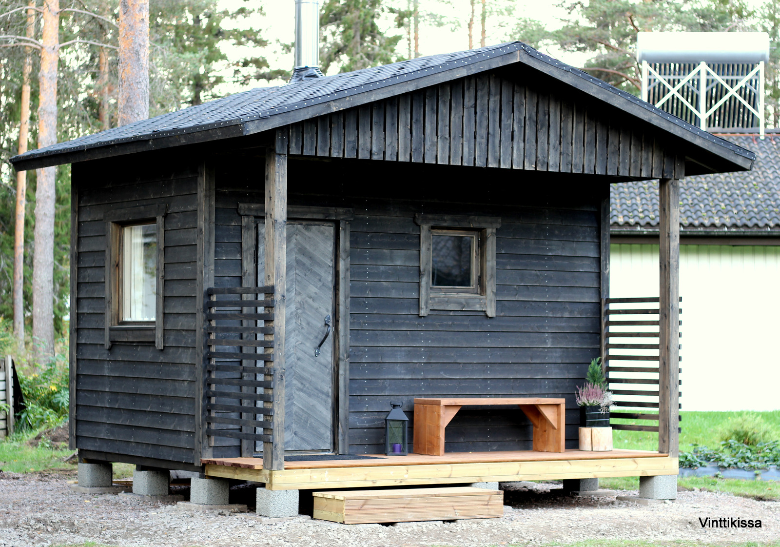 Vinttikissa: Valmis pihasauna