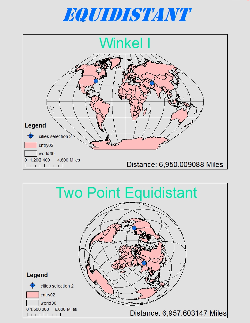 Geog 7 Labs: Map Projection