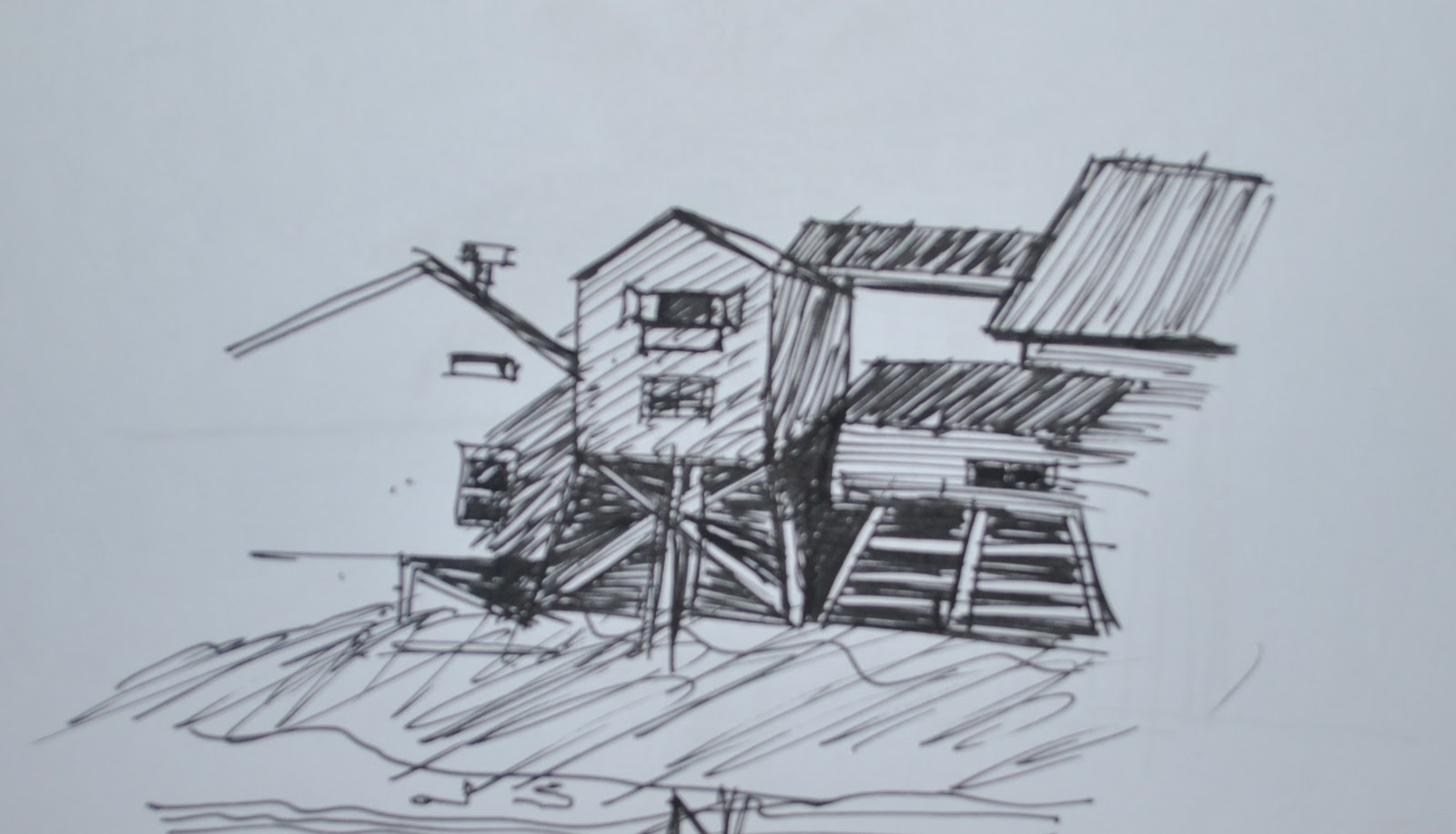 Dibujo, análisis e ideación: Aprendiendo una nueva técnica: el rayado