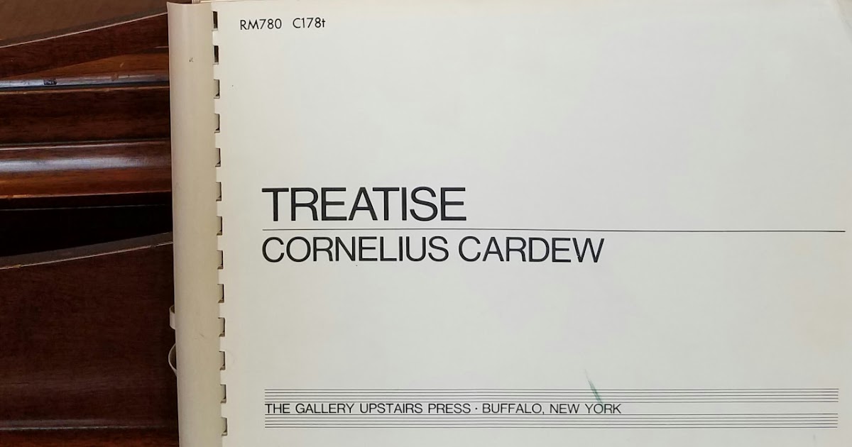 Artists' Books and Multiples: Cornelius Cardew | Treatise