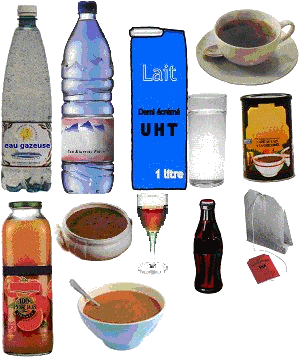 BLEU-BLANC-ROUGE: Les boissons