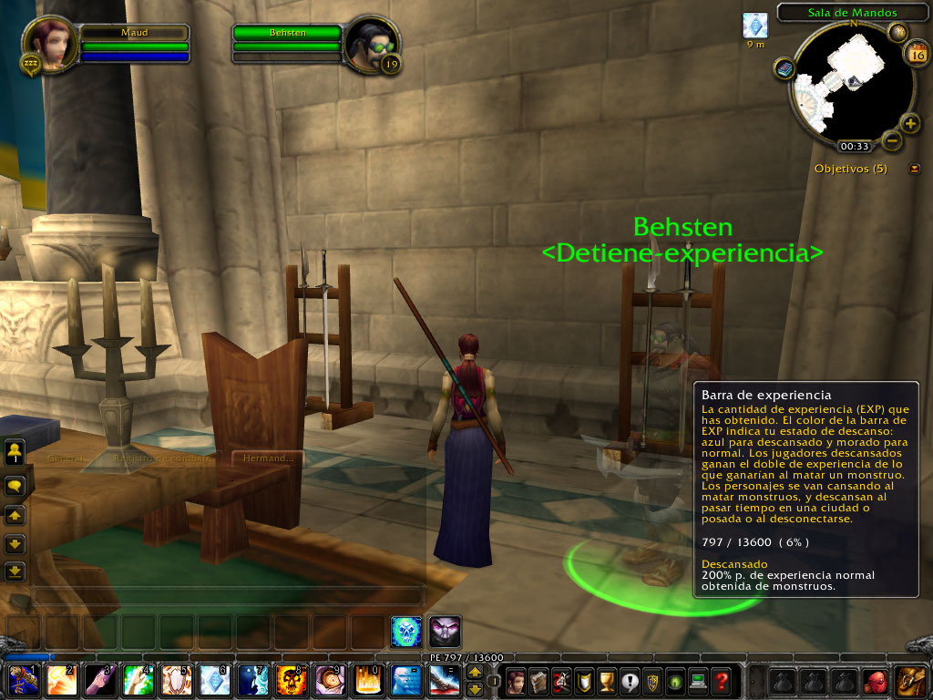 Guía para congelar experiencia ~ Titans of Arthas