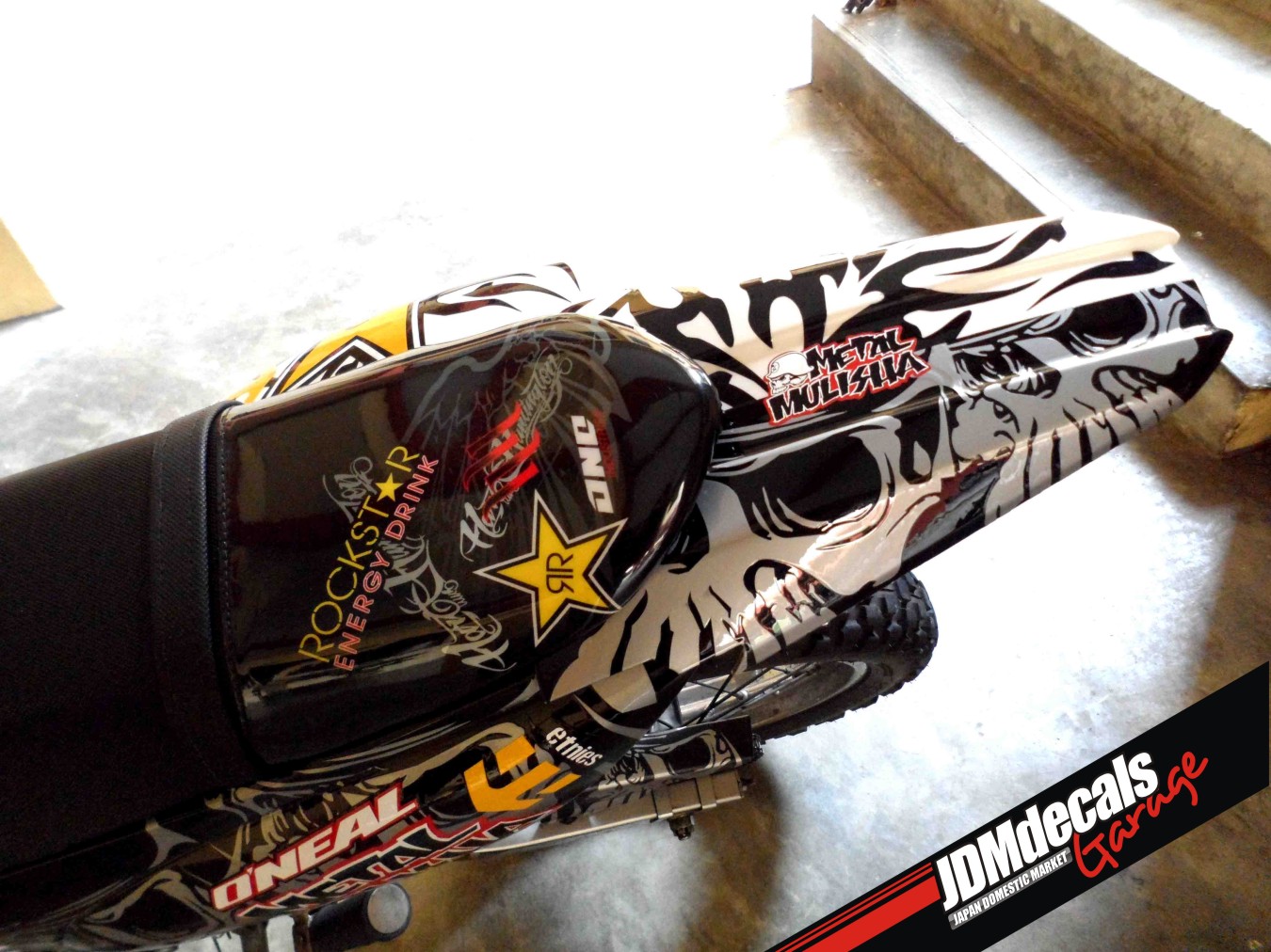 JDMdecals Garage: Metal Mulisha / Rockstar Motocross Decal Project