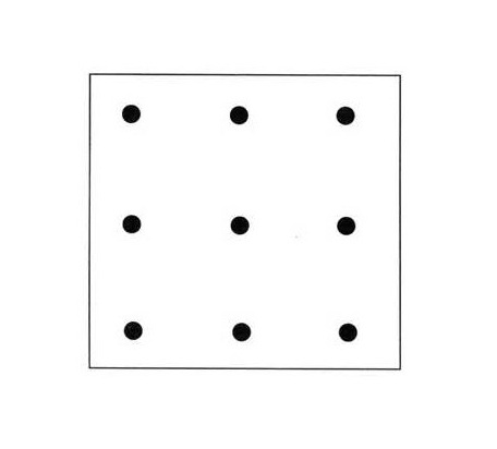 DOT PUZZLE ( CONNECT ALL THE DOTS WITHOUT LIFTING THE PEN AND WITH ONLY ...