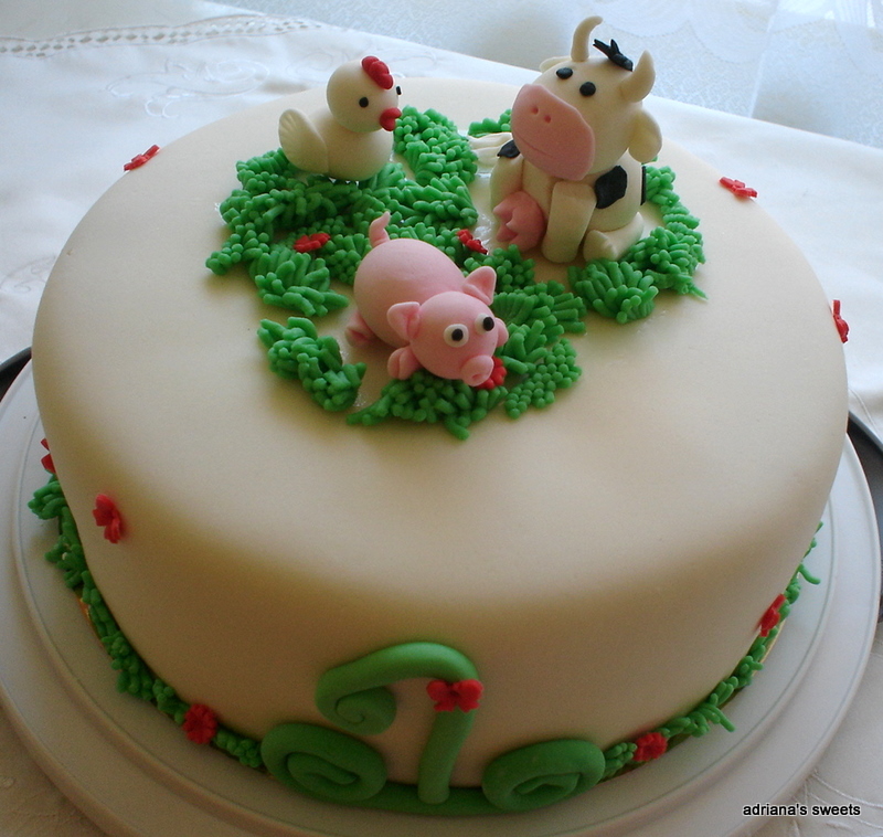 Adriana retete culinare: tort animale ferma