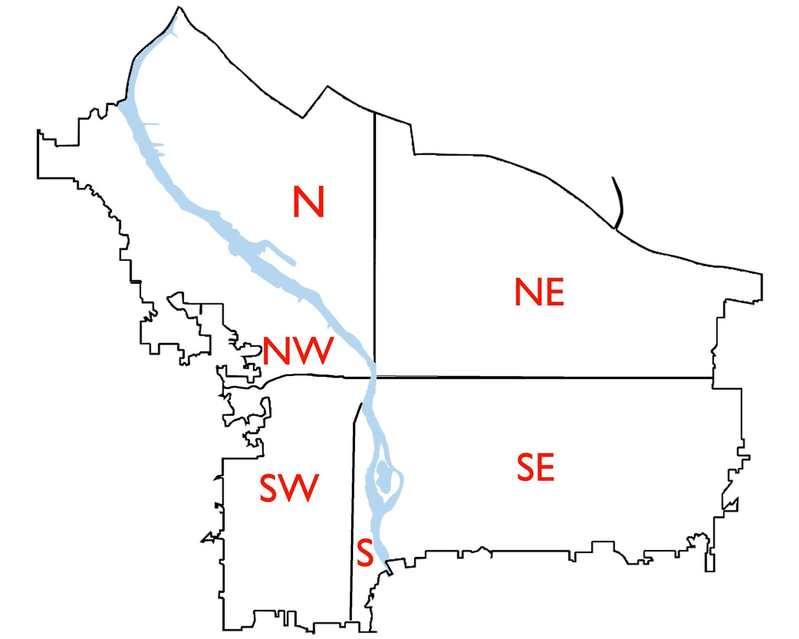 The ZehnKatzen Times: Portland: Like It Or Not, A City Of Sextants