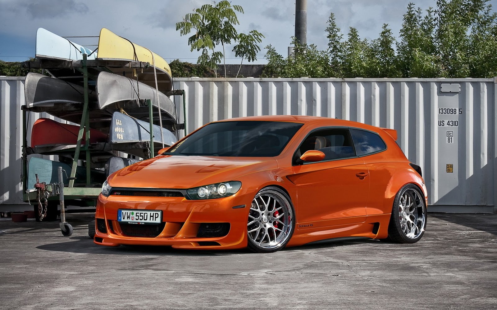 Wallpapers of beautiful cars: Volkswagen Scirocco