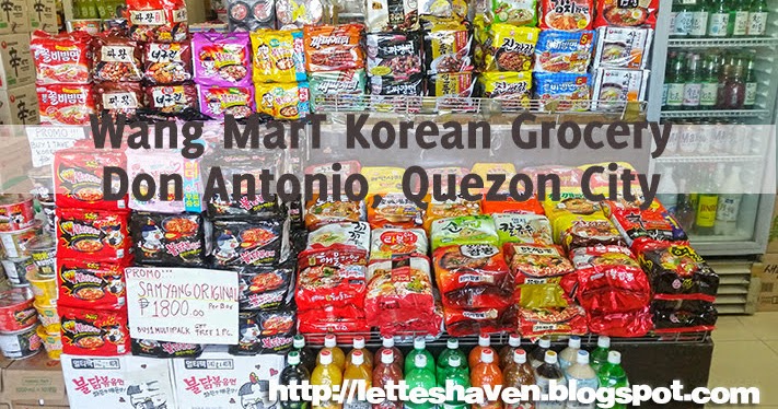 Lette's Haven: Wang Mart Korean Grocery Store