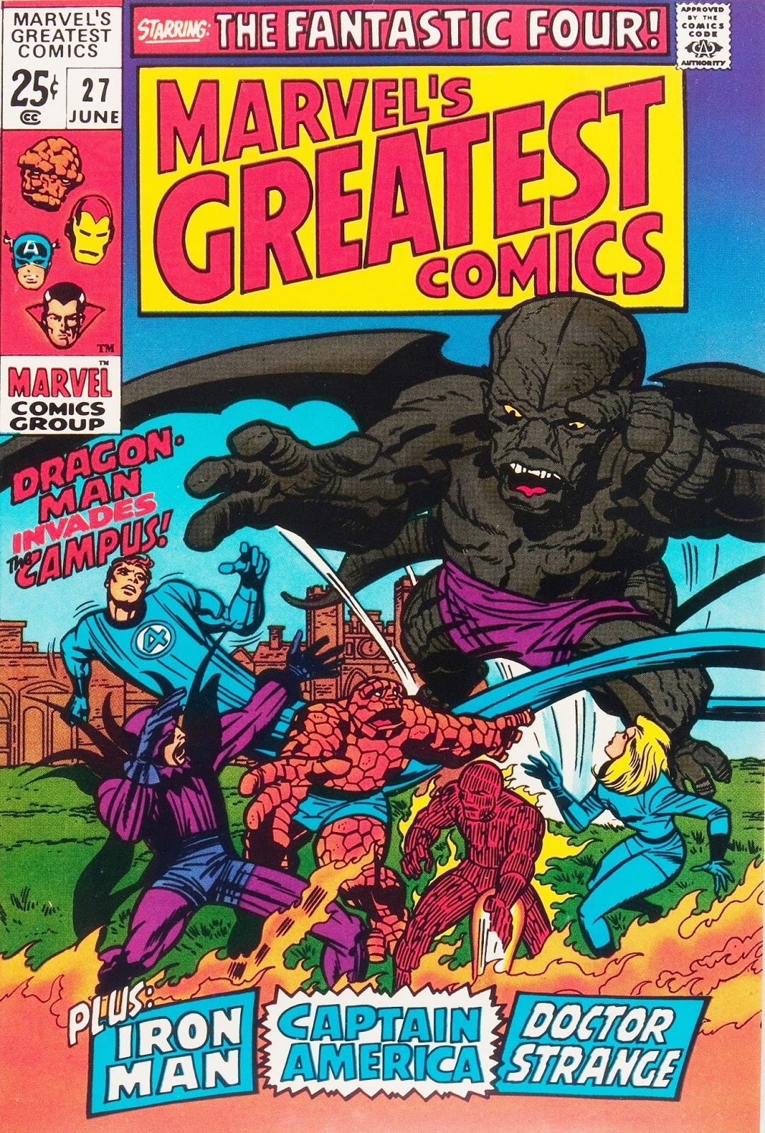 Cap'n's Comics: Dragon-Man by Jack Kirby