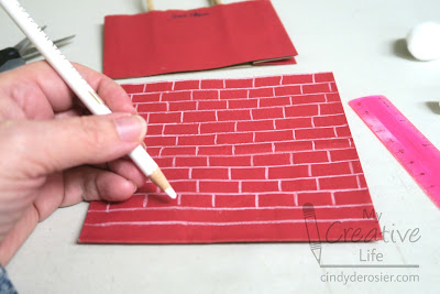 Cindy deRosier: My Creative Life: Santa in the Chimney Craft