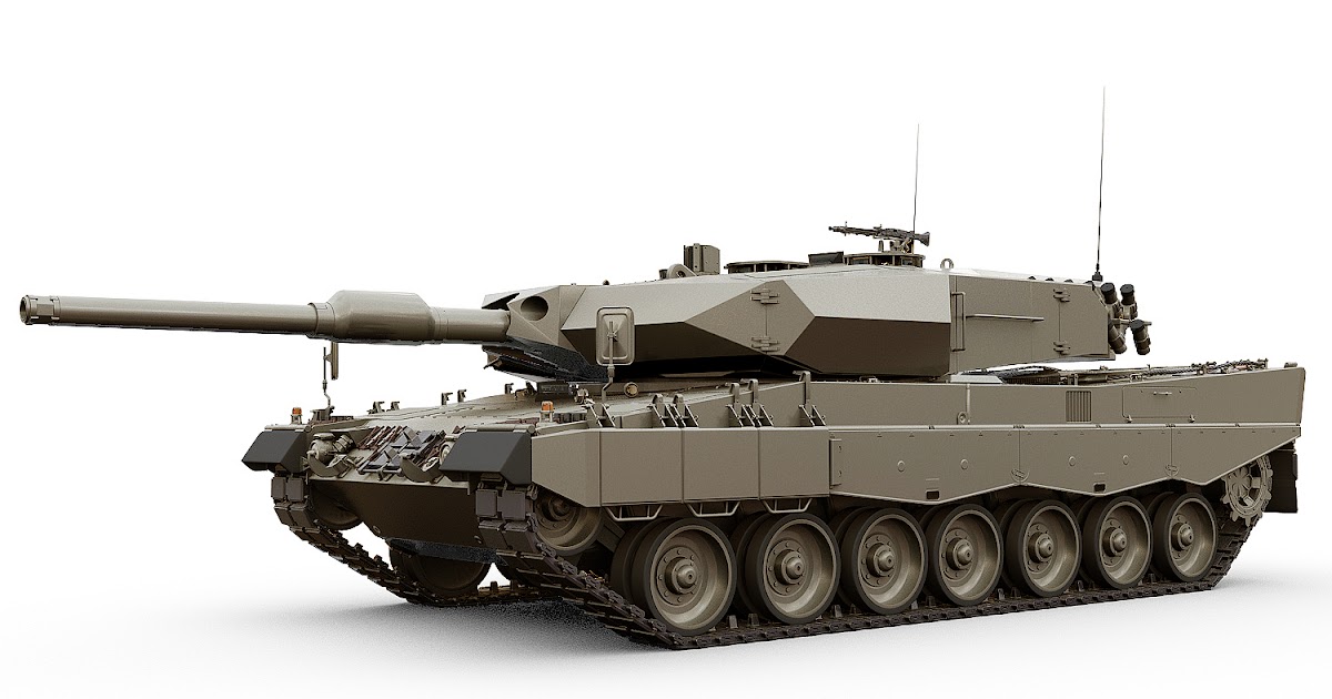 Modelos 3D: Leopard 2 PL, Improved Polish version