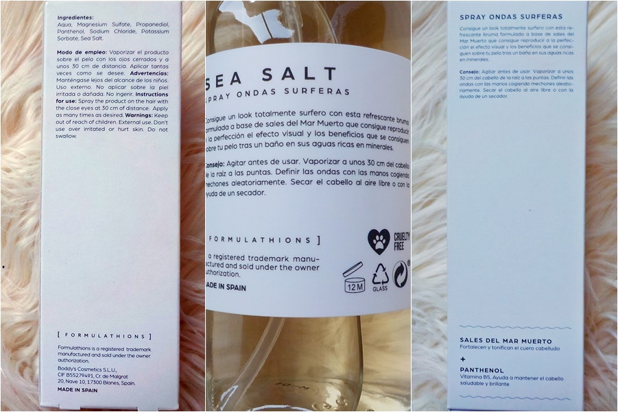 * Freak Muffin *: Formulathions: Sea Salt Spray