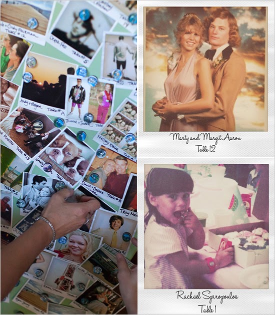 PAPER LANTERN EVENTS Polaroid Escort Cards PAPER LANTERN EVENTS Polaroid Escort Cards