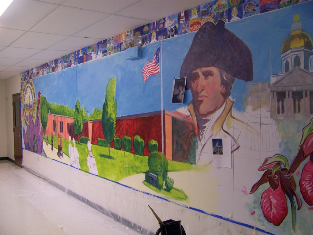 Cameron Bennett's Murals: Green Acres Elementary School Mural ...