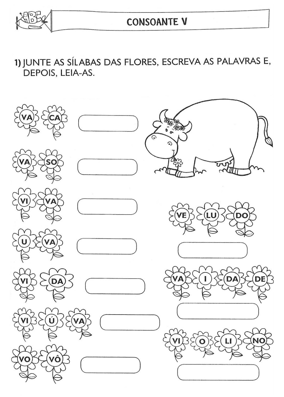 Atividades Junção De Silabas - RETOEDU