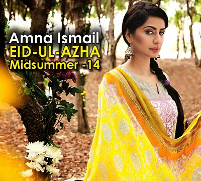 Amna Ismail Eid-Ul-Azha Collection 2014 - Imperial Lawn Collection - olo