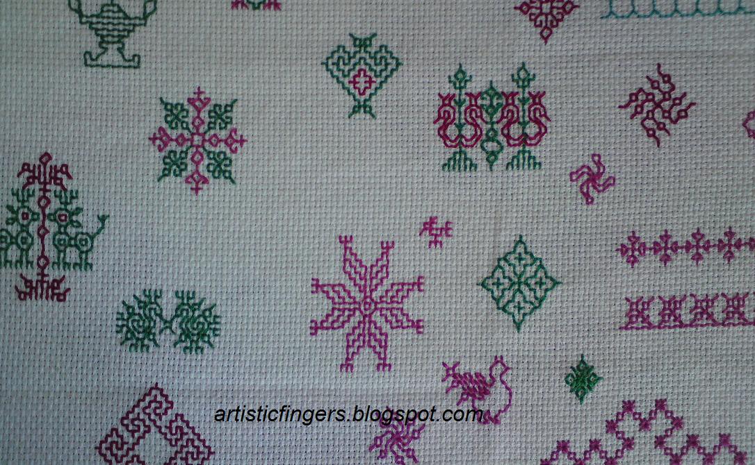 artisticfingers: Kasuti embroidery