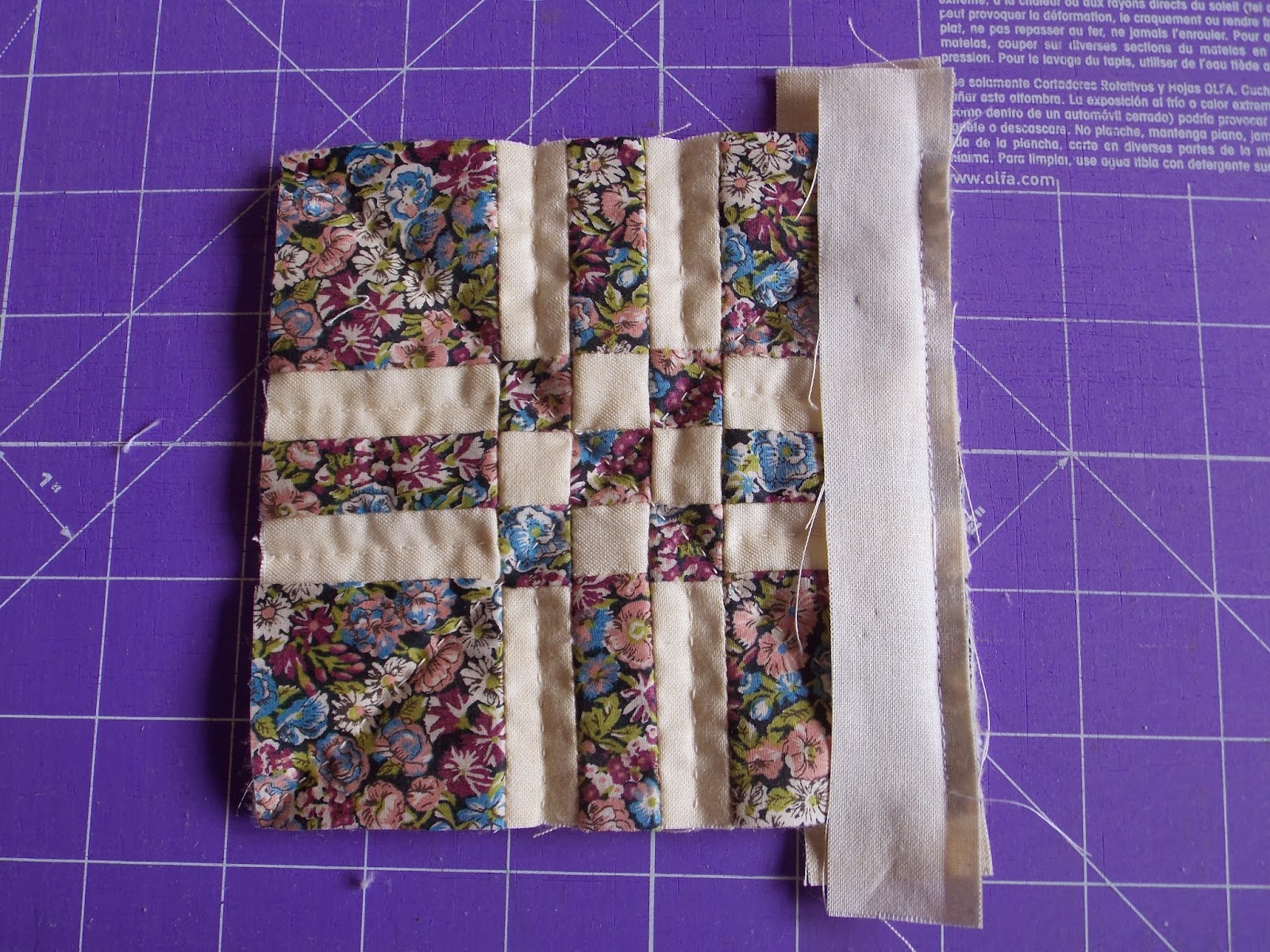Liberty Dear Jane: Quilt As You Go Tutorial