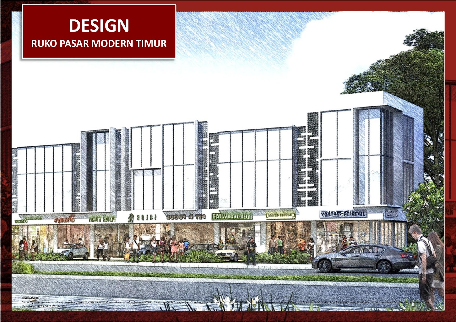 Ruko Pasar Modern Timur BSD City - Summarecon Development