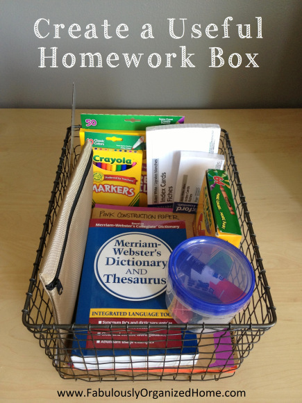 Organizing Ideas For The Weekend: Organizing School Supplies | From ...