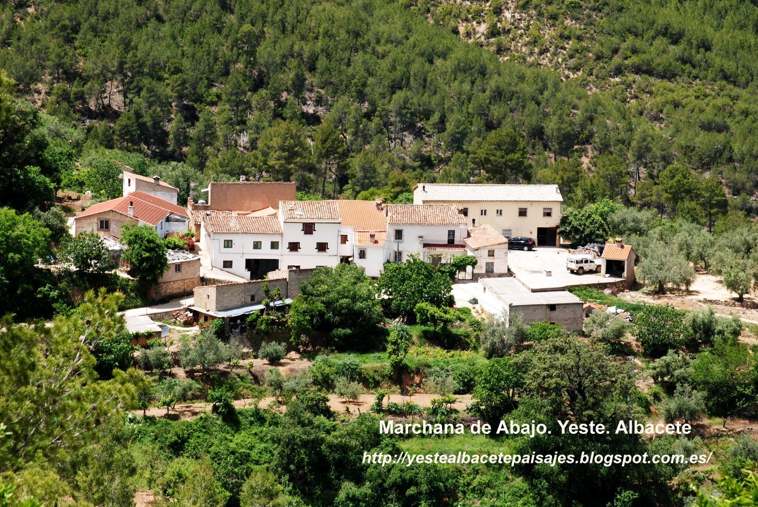 Yeste. Albacete. Paisajes: Marchana de Abajo. Yeste