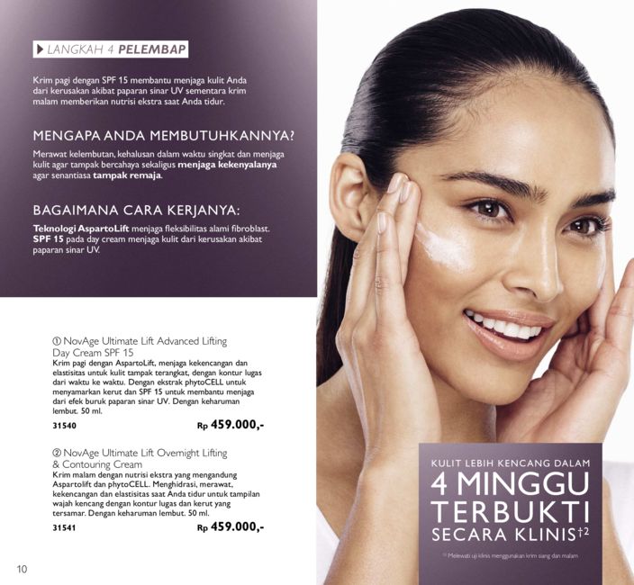 Katalog Oriflame April 2016 Online Indonesia Promo NovAge Ultimate Lift ...
