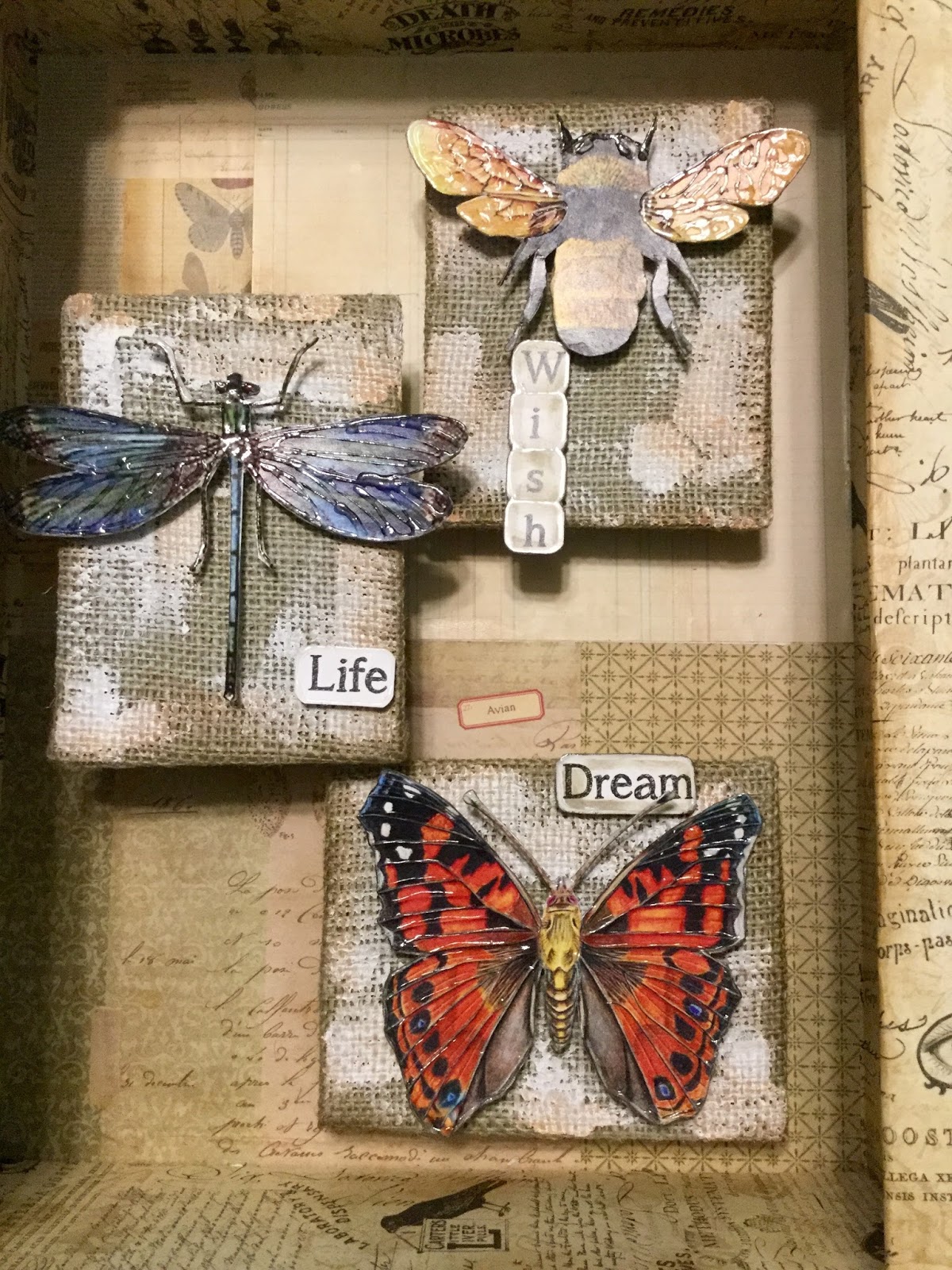 Gold Rush Gal Crafts: Nature Shadow Box - Part 3 - Completed
