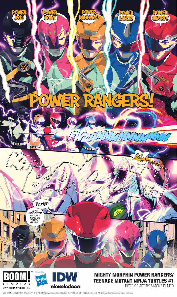 NickALive!: First Look at 'Mighty Morphin Power Rangers/Teenage Mutant ...