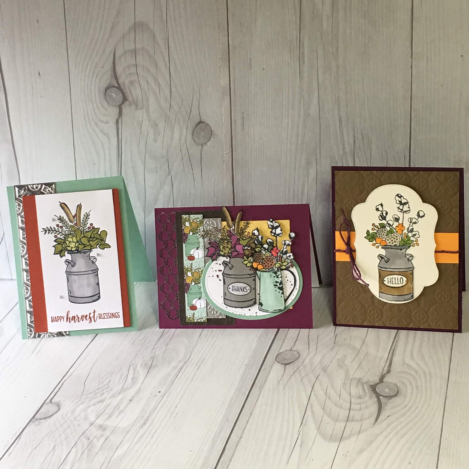 Get ready for Fall greetings with Country Home Stamp from Stampin' Up ...