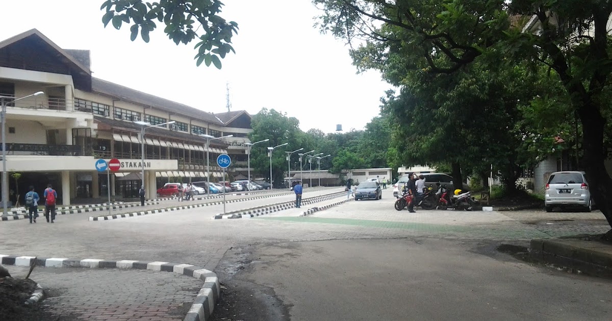 Tugas Daeng: Hasil renovasi jalan di depan perpustakaan LSI IPB dramaga ...