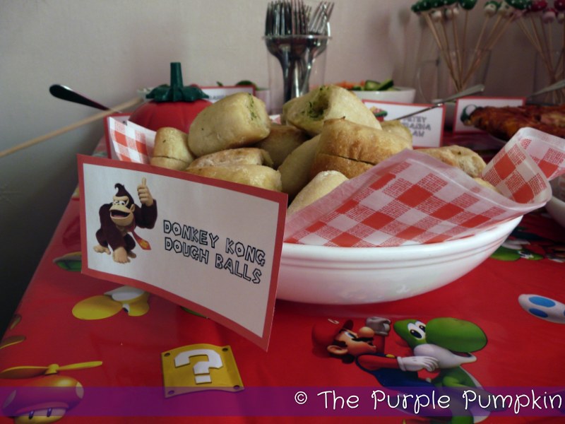 Food for a Nintendo Themed Birthday Party!