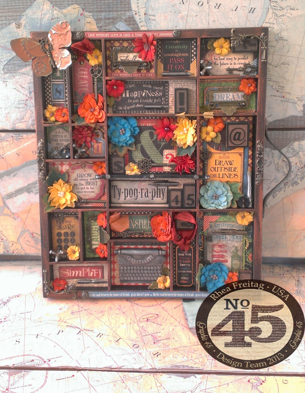 starrgazer creates: Favorite project from 2013: Typography Tray