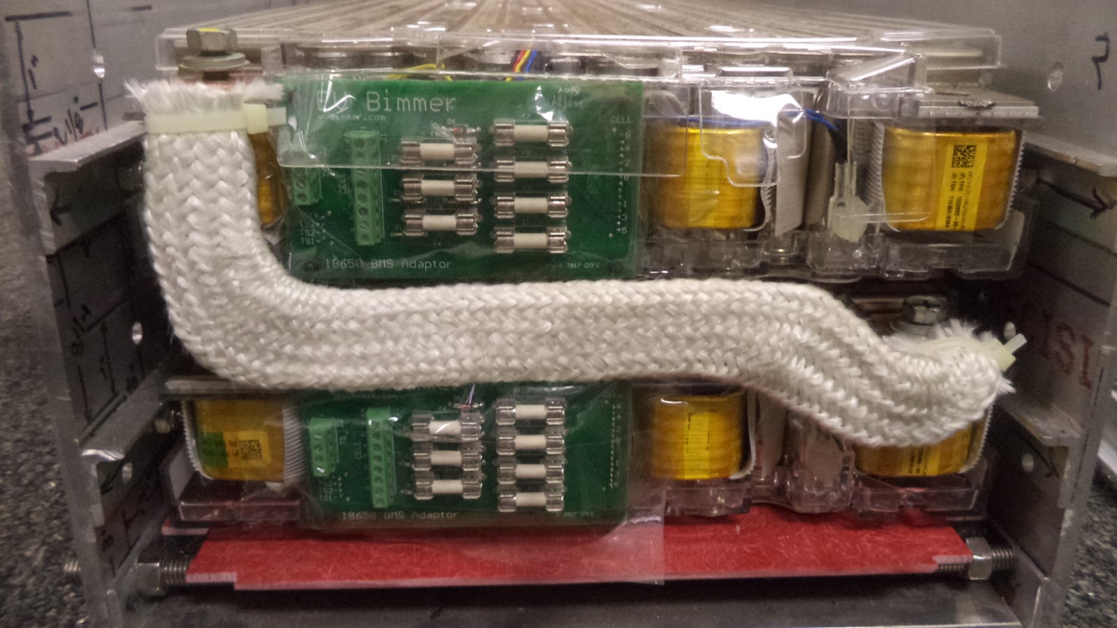 William's EV Bimmer 325i: Tesla 5.3 kWh Battery Modules Bus Bar ...