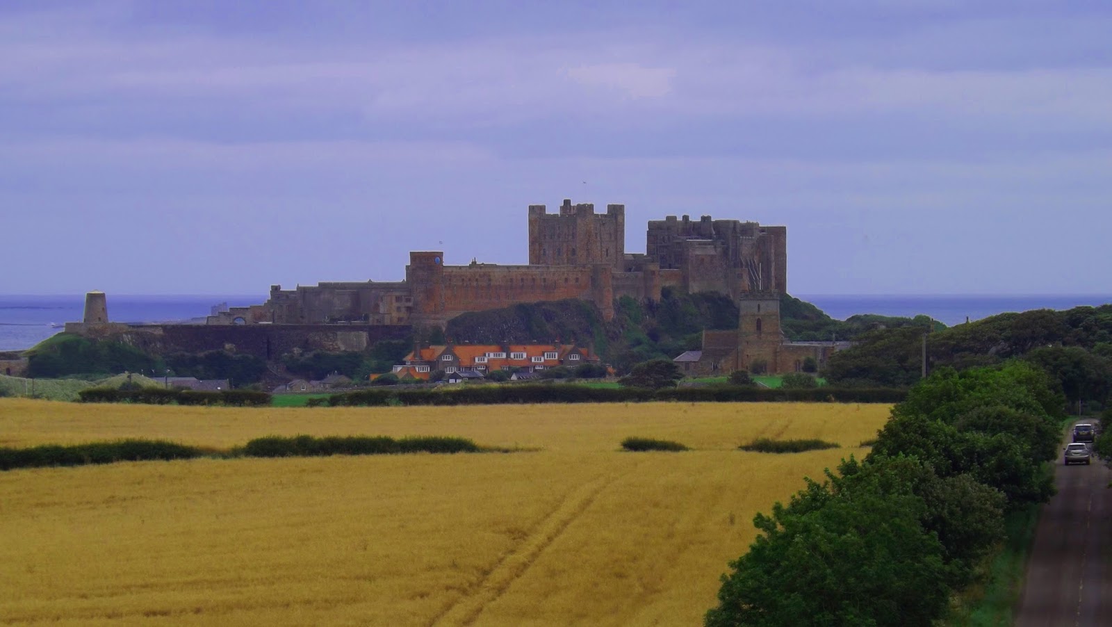 The castles, towers and fortified buildings of Cumbria: Bamburgh Castle ...