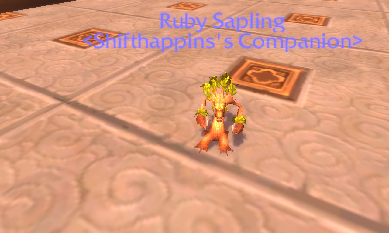 WOW Companion Collector: Ruby Sapling (poor lvl 1)